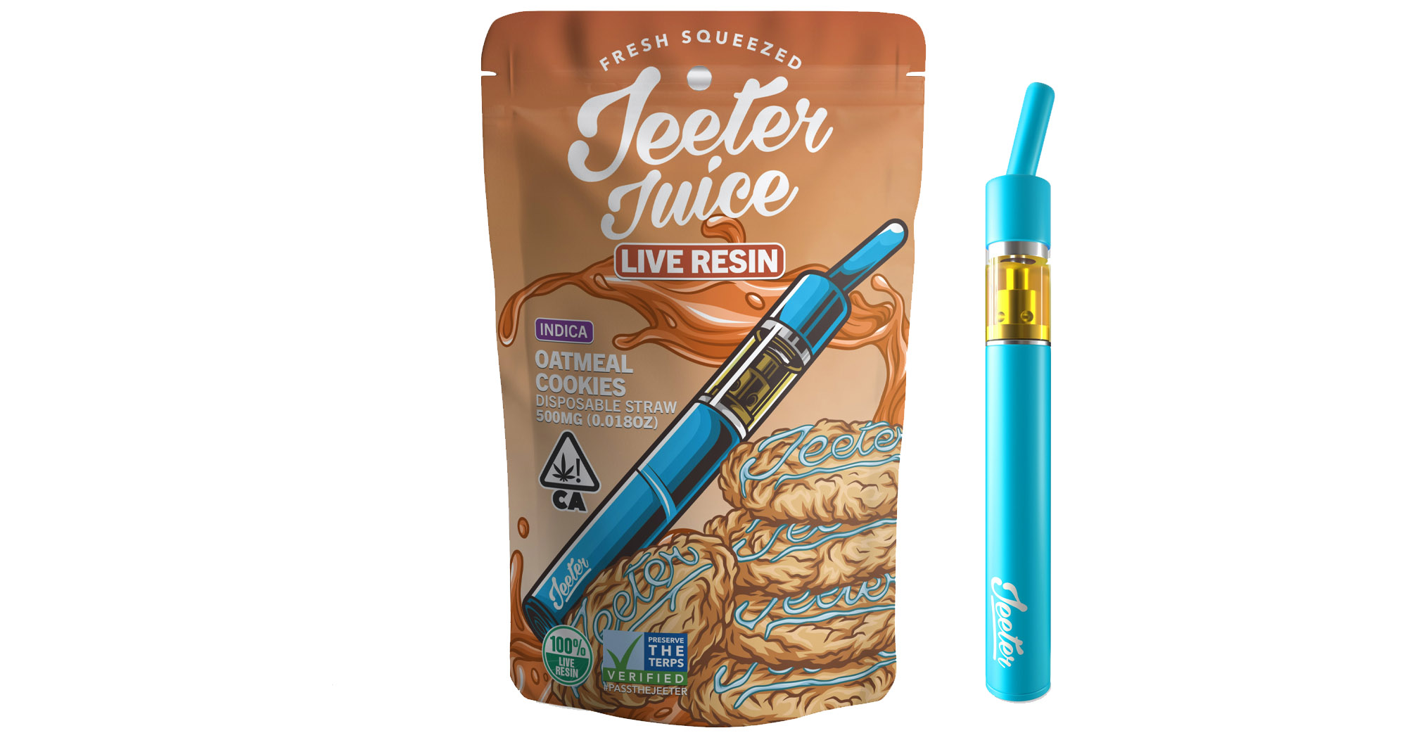 Mission Valley - Jeeter - Oatmeal Cookies Live Resin AIO - 0.5g - San ...