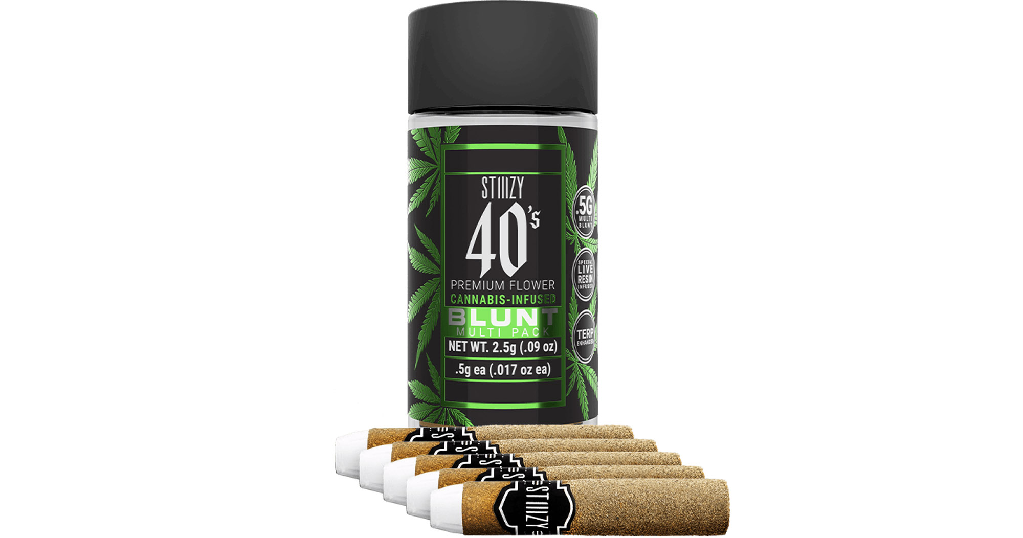 Mission Valley - Stiiizy - Blue Dream 40's Premium Infused Blunts - 5ct ...