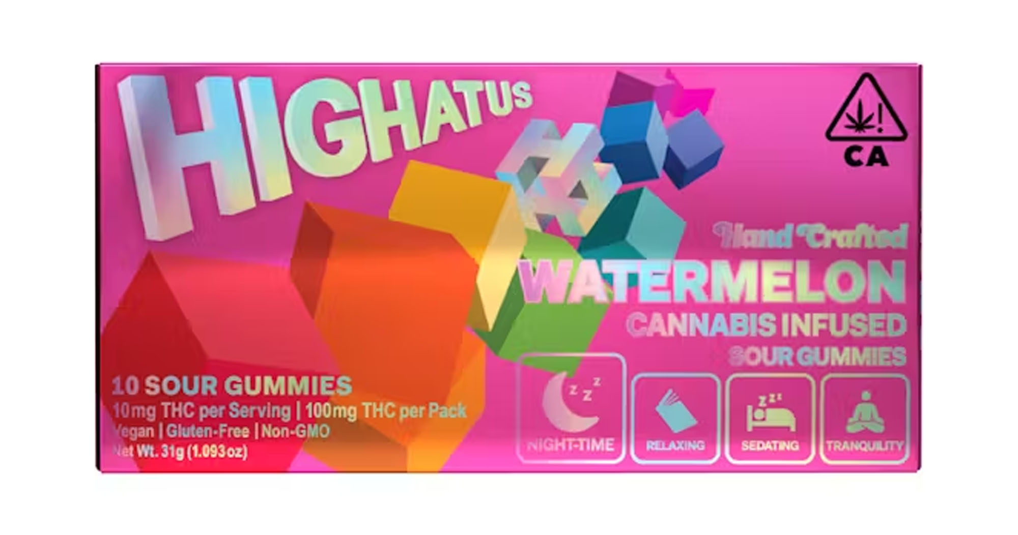 Mission Valley - Highatus - Watermelon Sour Gummies - 100mg - San Diego ...