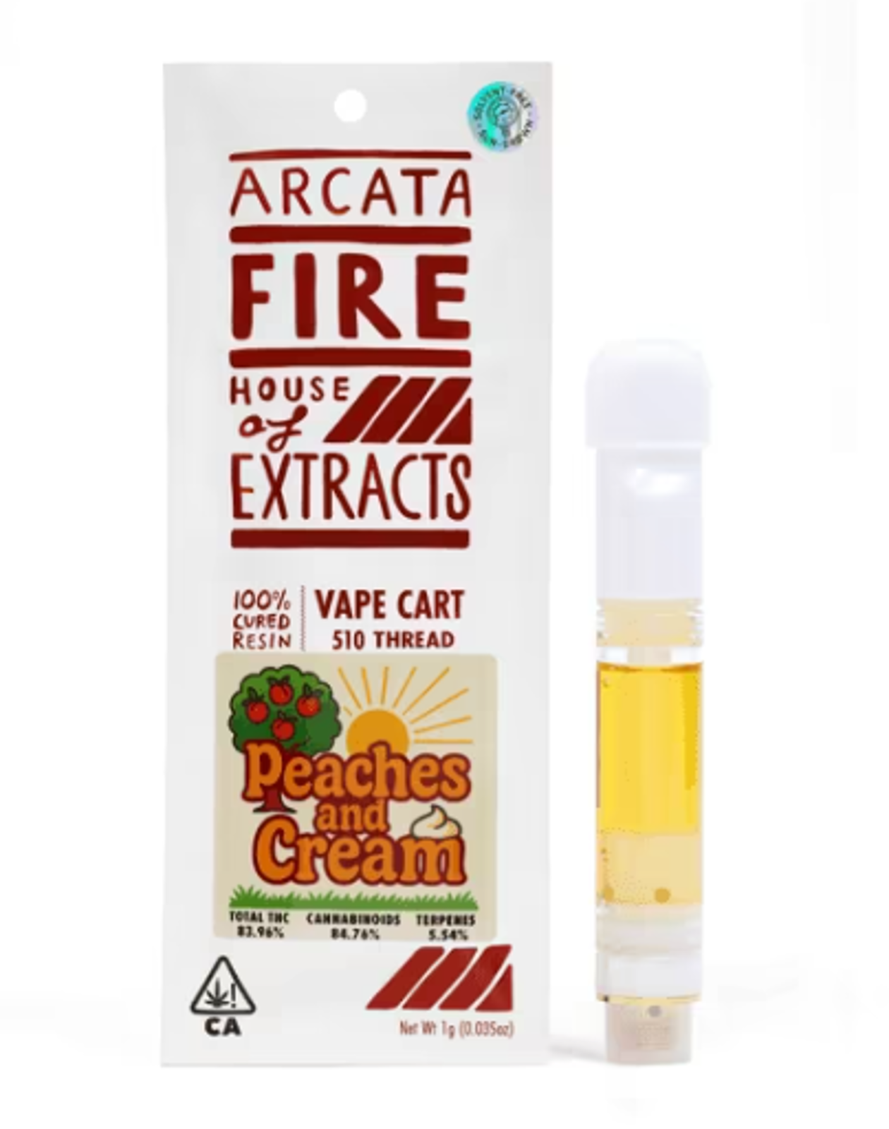 Buy Arcadta Fire - Peaches & Cream - Cured Resin - 1 Gram at Greenstone