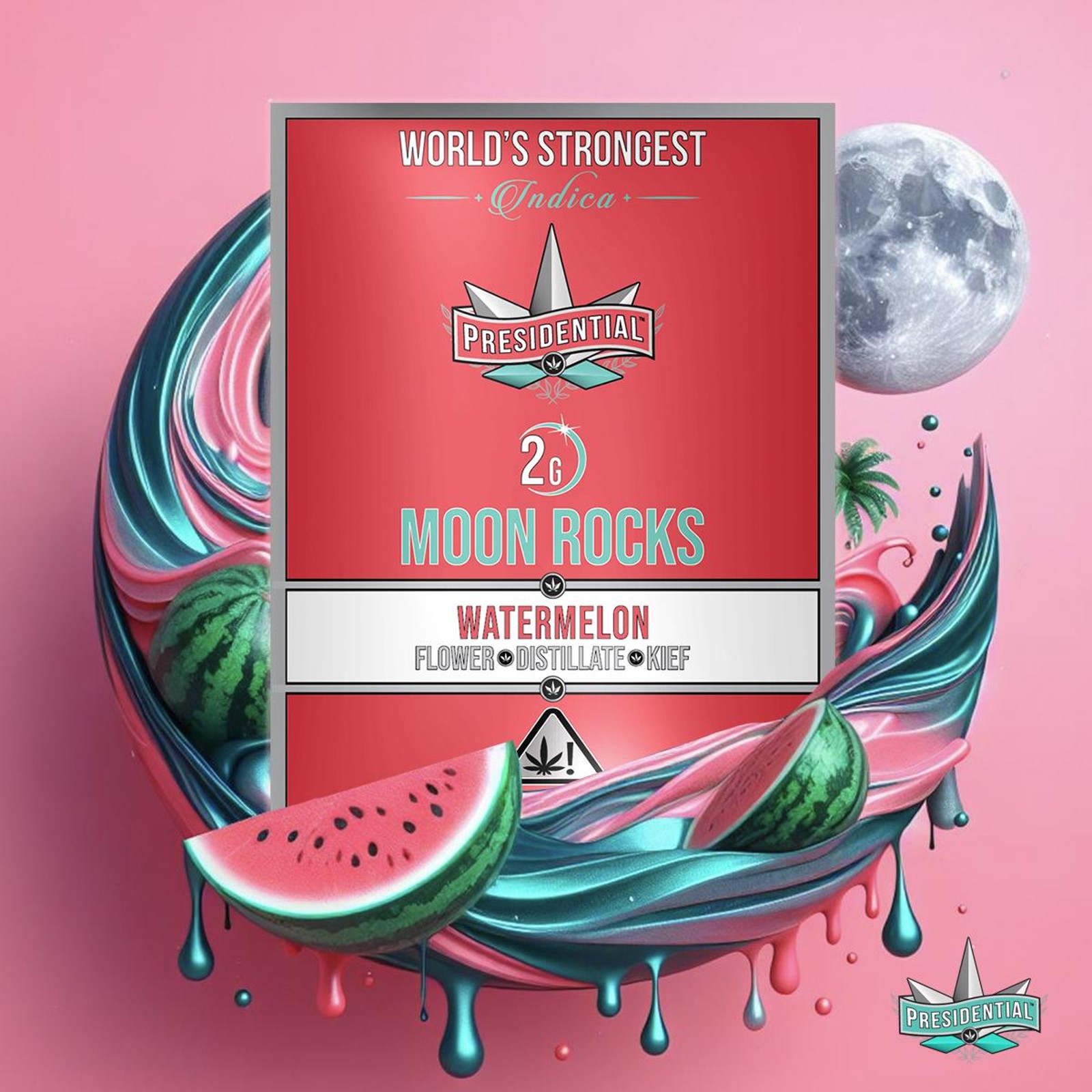 Buy Presidential - Watermelon - Moon Rocks - 2 Gram at Greenstone
