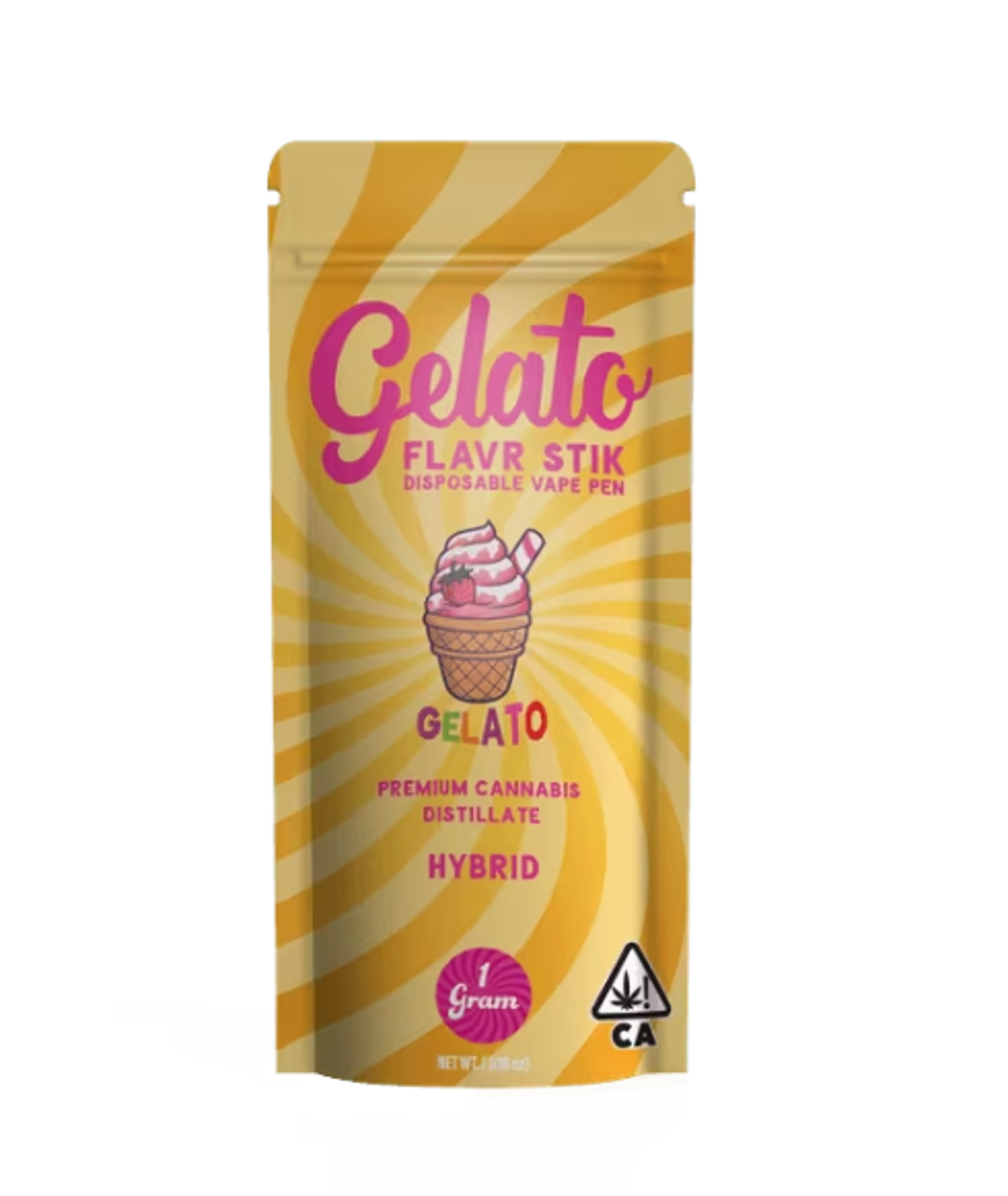 Buy Gelato - Gelato - 1 Gram - Disposable at Greenstone