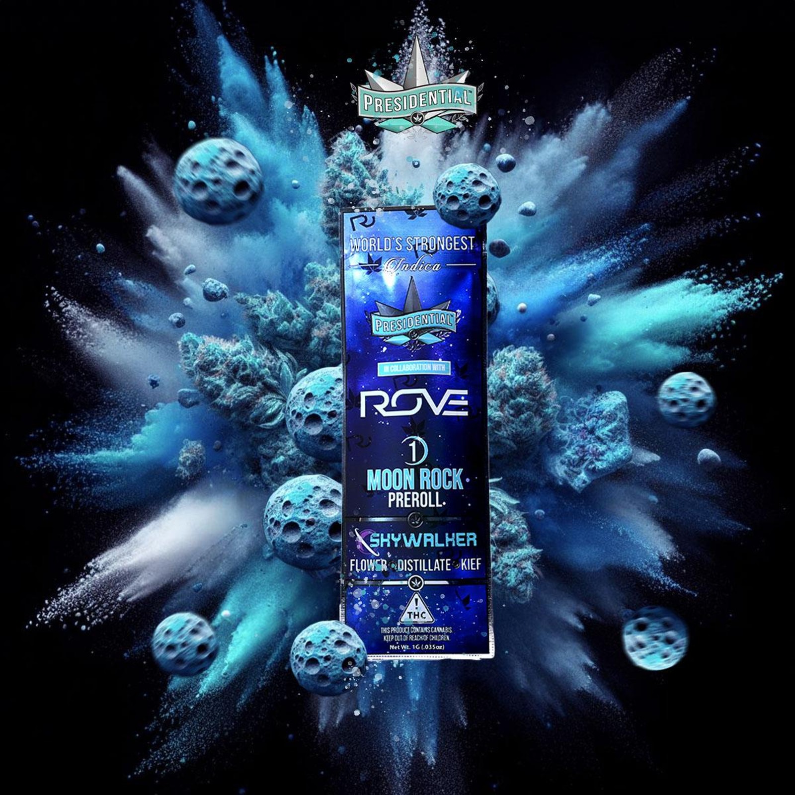 Buy Presidential - Skywalker - Infused Preroll - 1 Gram at Greenstone