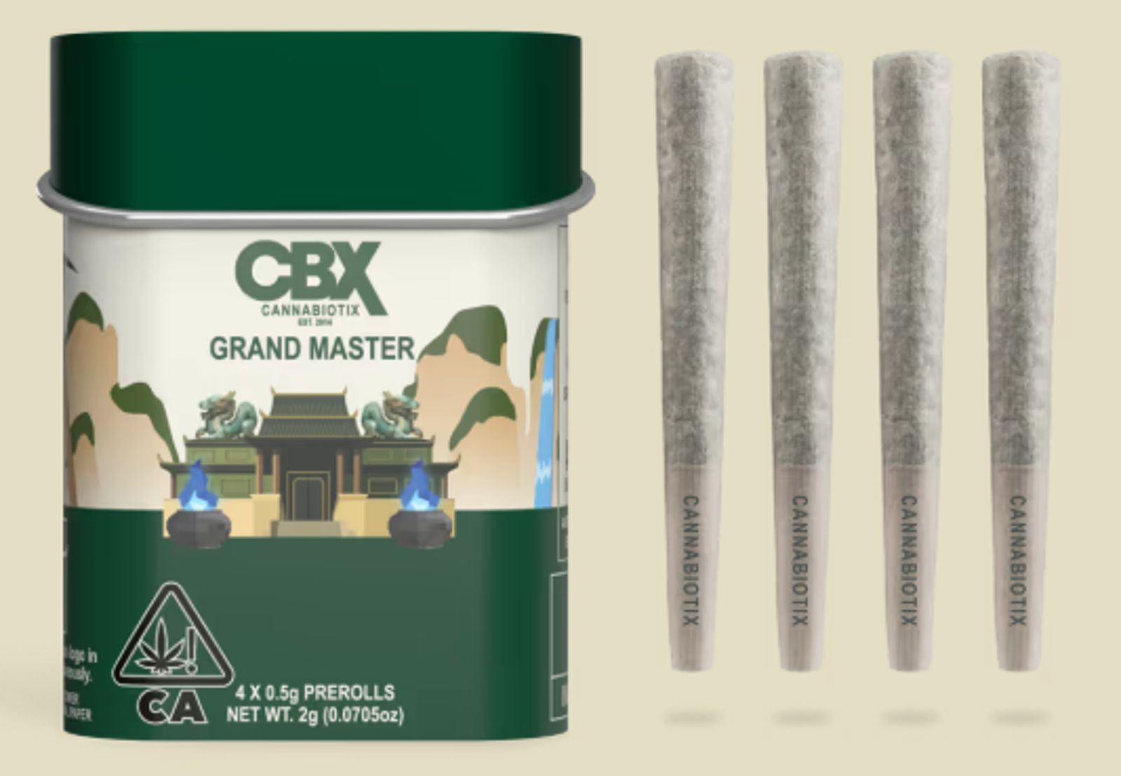 Buy CBX - Grand Master - 2g Pre-Roll Tin at Greenstone