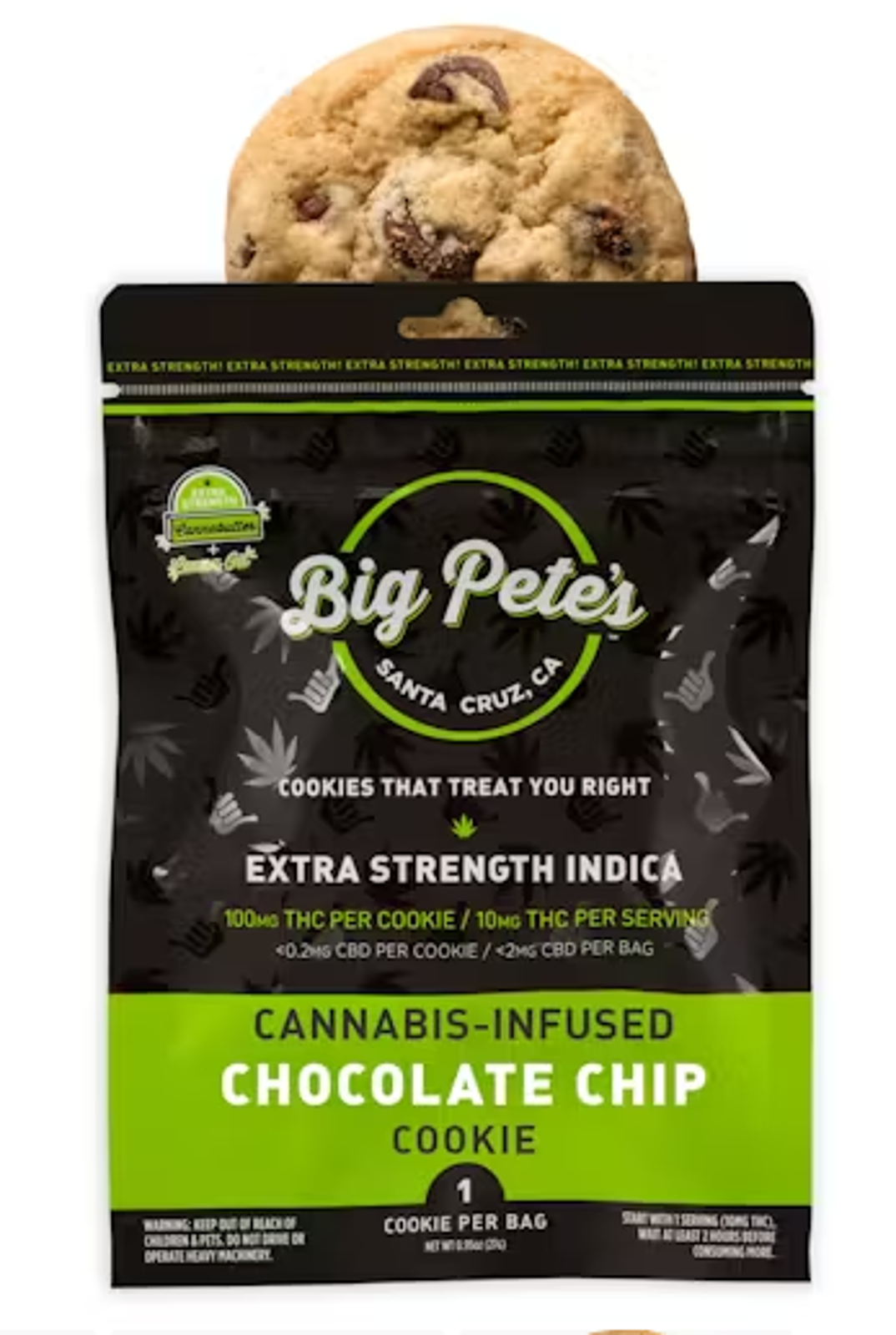 Big Pete's - Chocolate Chip - ''Extra Strength'' - Indica 100mg ...