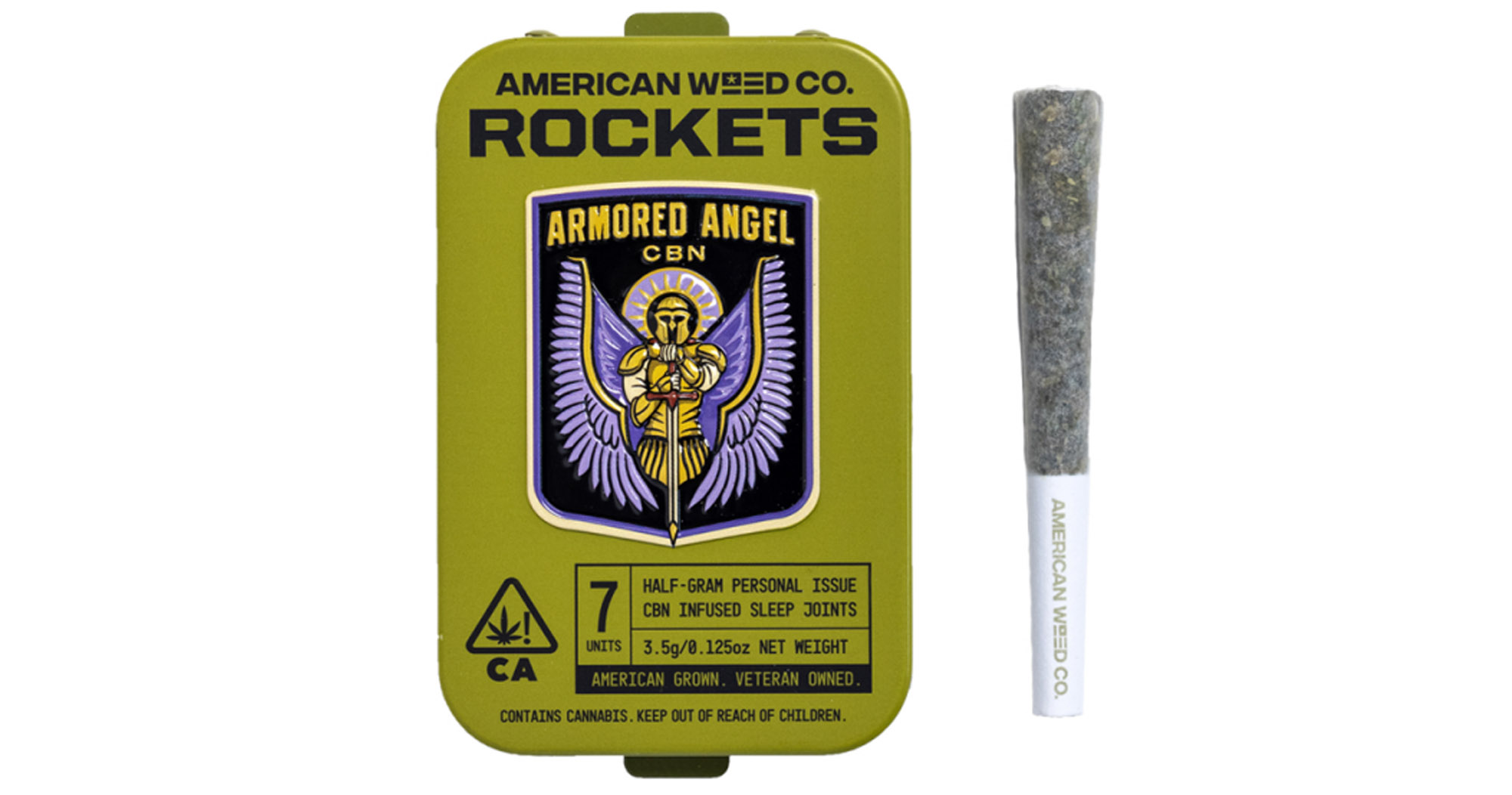 Vista - American Weed Company - Armored Angel CBN Infused Pre-Rolls ...