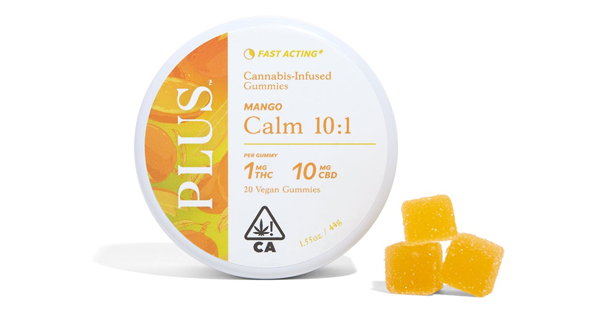 Mission Valley - Plus - Mango 10:1 CBD Calm Gummies - 220mg - San Diego ...