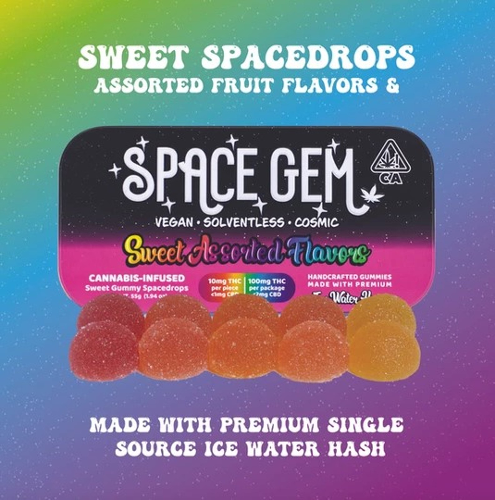 Buy Space Gem Sweet Gummy - 100mg (10 pack) at Greenstone