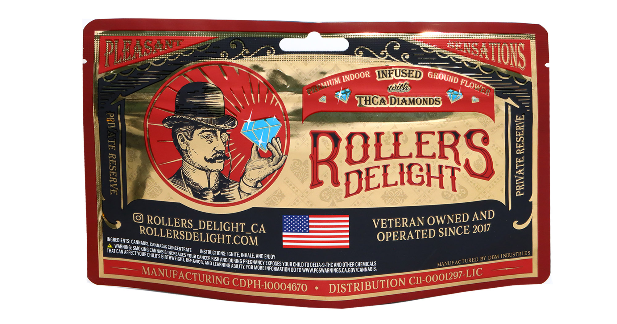 Imperial Valley - Rollers Delight - Jet Fuel Pie Shake With Diamonds - 28g - San Diego, Vista ...