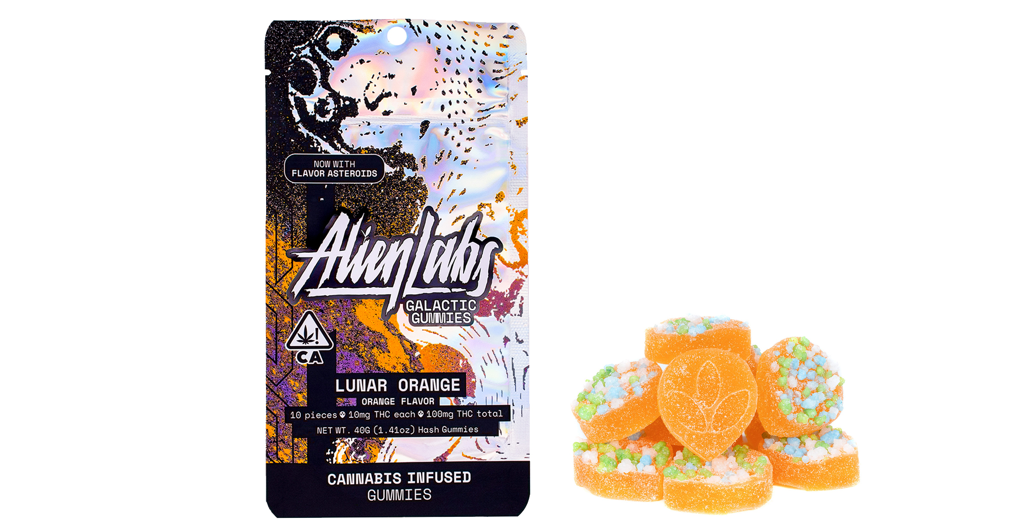 Mission Valley - Alien Labs - Lunar Orange Galactic Gummies - 100mg ...