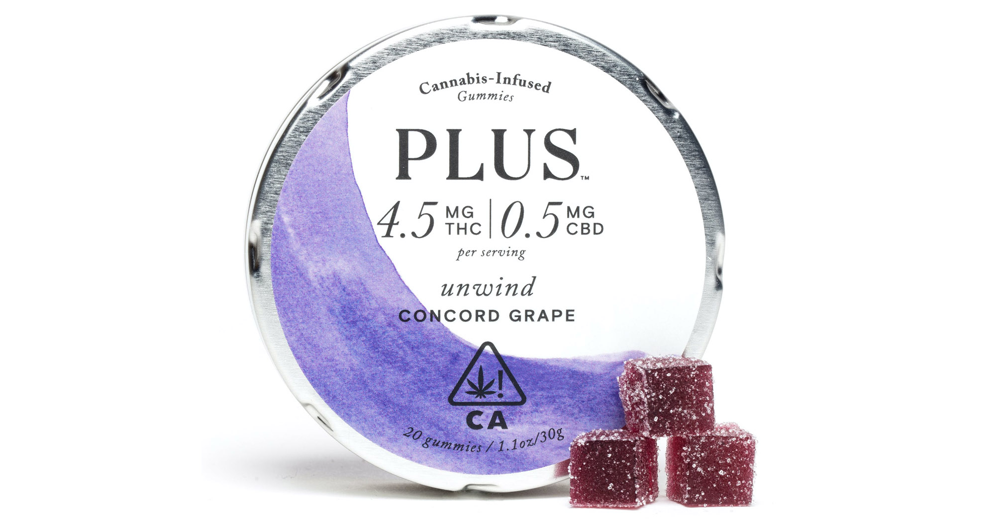 Mission Valley - Plus - Concord Grape Unwind Gummies - 100mg - San ...