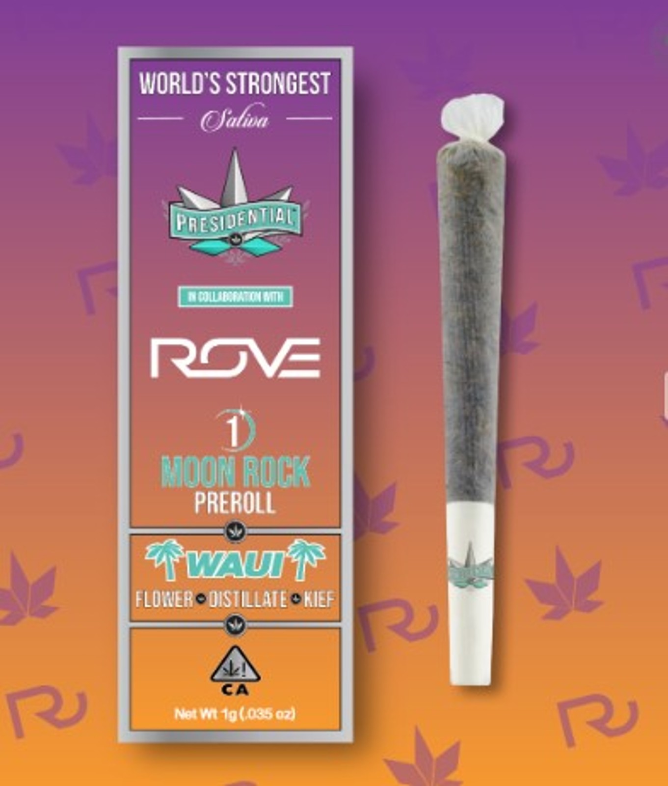 Presidential - Waui - Infused Preroll - 1 Gram | GreenStone Presidential - Waui - Infused Preroll - 1 Gram | GreenStone