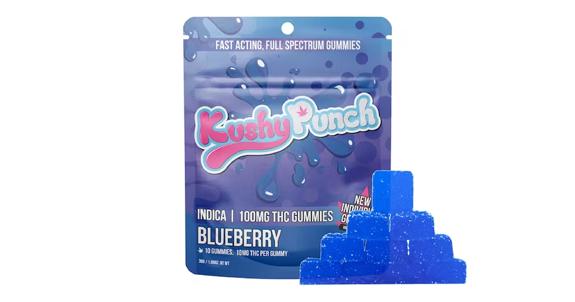 Chula Vista Broadway - Kushy Punch - Blueberry Gummies - 100mg - San ...