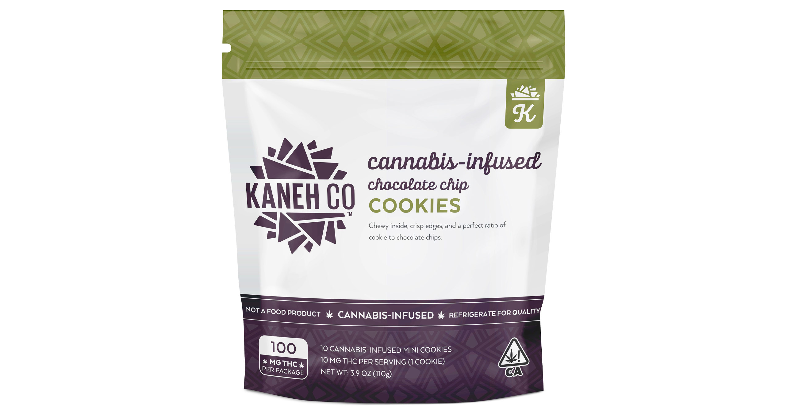 Mission Valley - Kaneh Co - Chocolate Chip Cookies - 100mg - San Diego ...