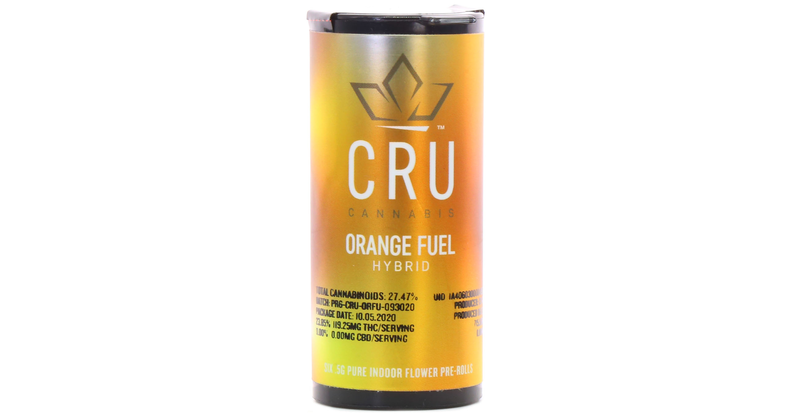 Mission Valley - CRU - Orange Fuel Pre-Rolls - 6ct - San Diego, Vista ...