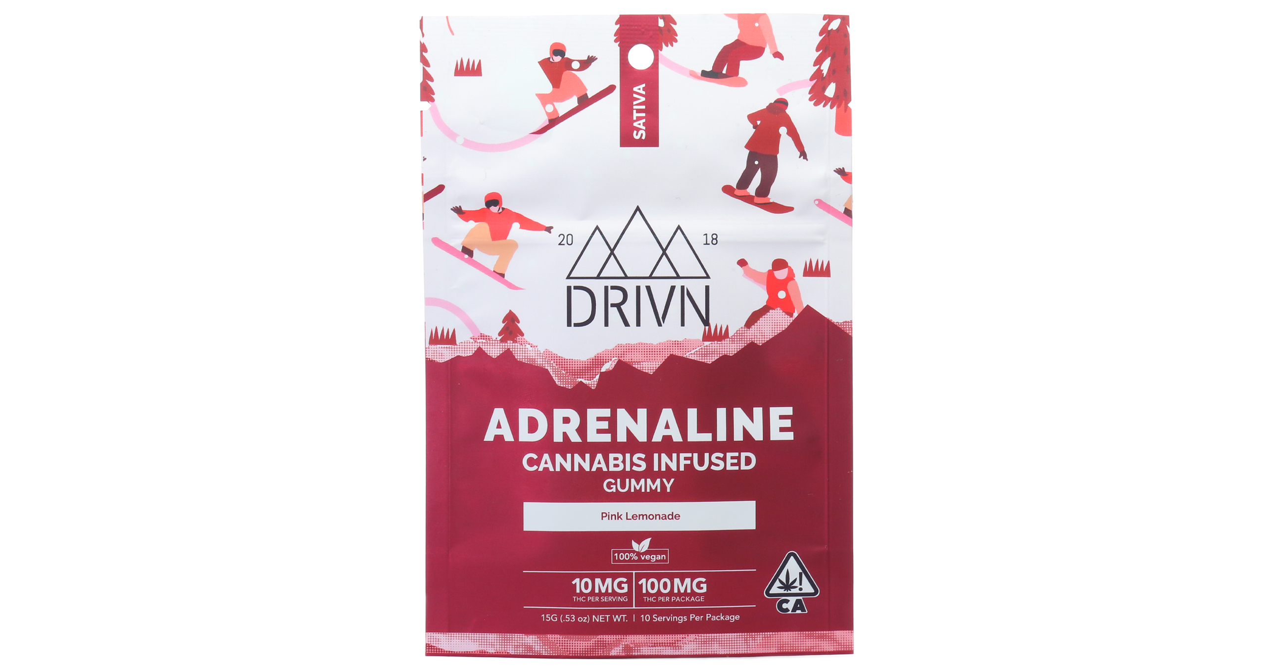 Mission Valley - DRIVN - Pink Lemonade Adrenaline Gummies - 100mg - San ...