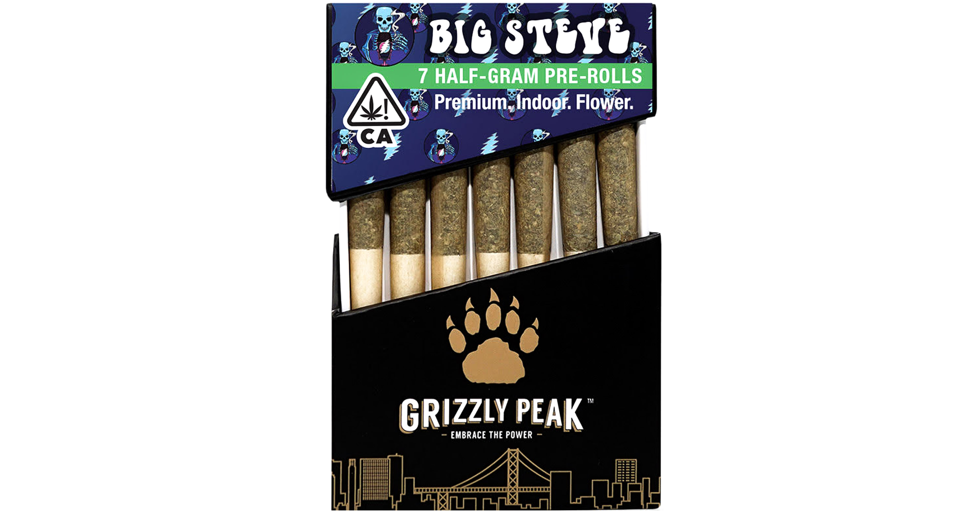 Grizzly Peak Farms Big Steve Infused Pre Roll Pack 7ct San Diego