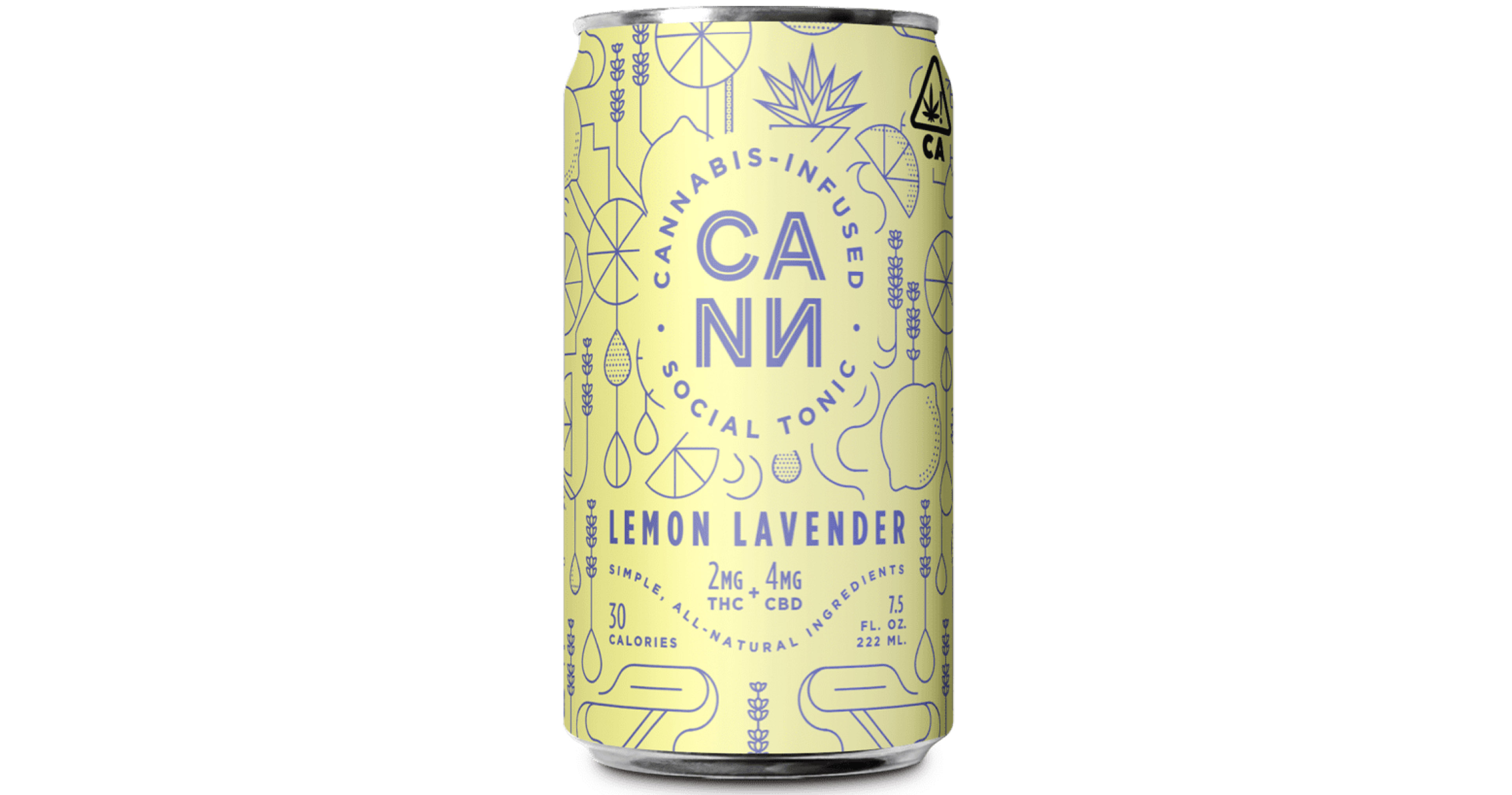 Mission Valley - CANN - Lemon Lavender Tonic 2:4 THC:CBD - 6pk - San ...