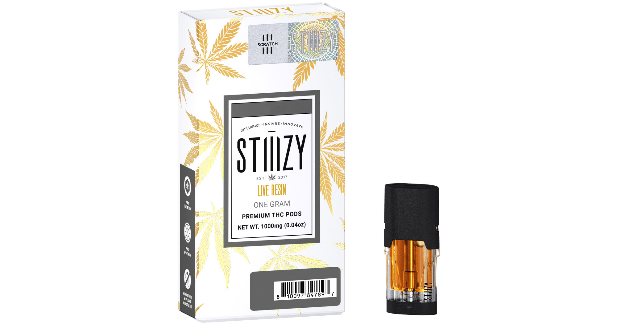 Vista - Stiiizy - Purple Haze Liquid Diamonds Live Resin Pod - 1g - San ...