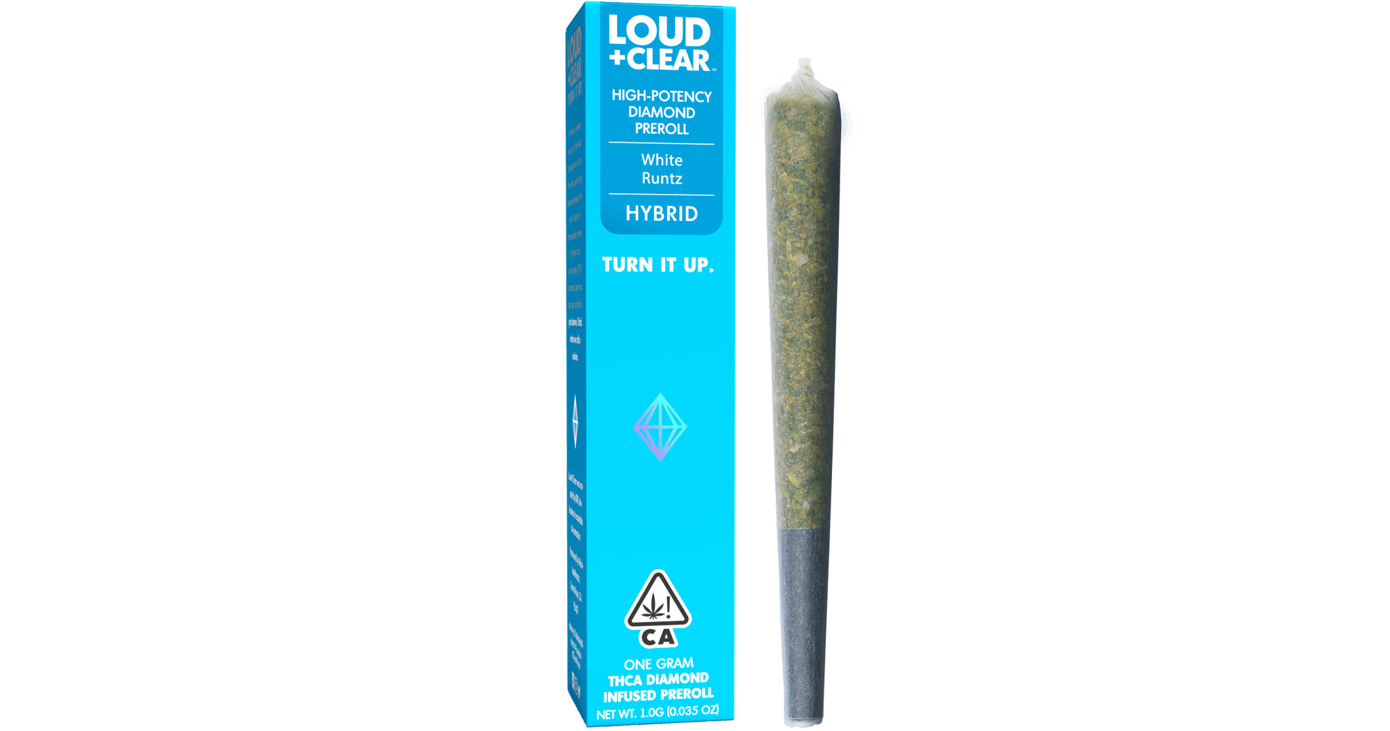 Mission Valley - Loud + Clear - White Runtz THCA Diamond Pre-Roll - 1g ...