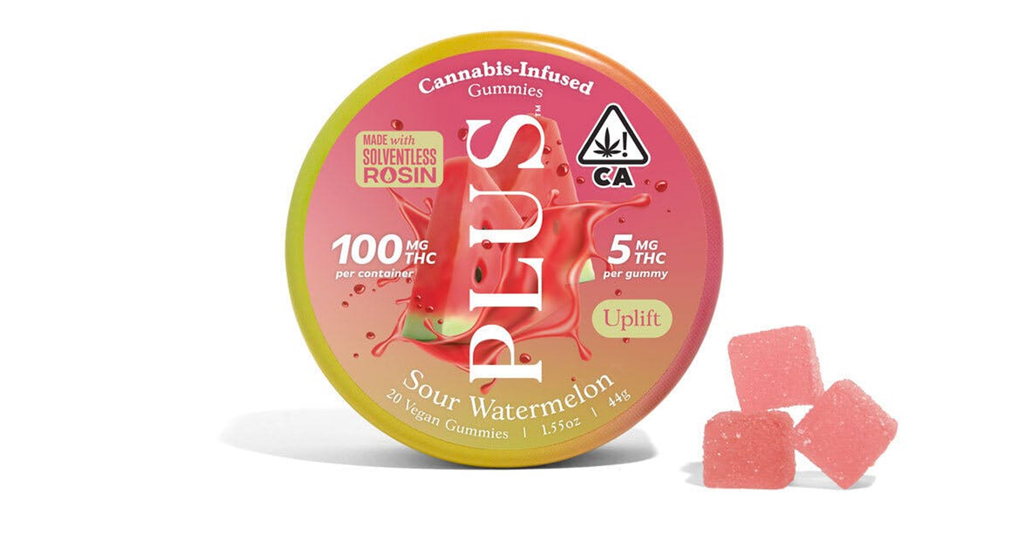 Mission Valley - Plus - Sour Watermelon Rosin Gummies - 100mg - San ...