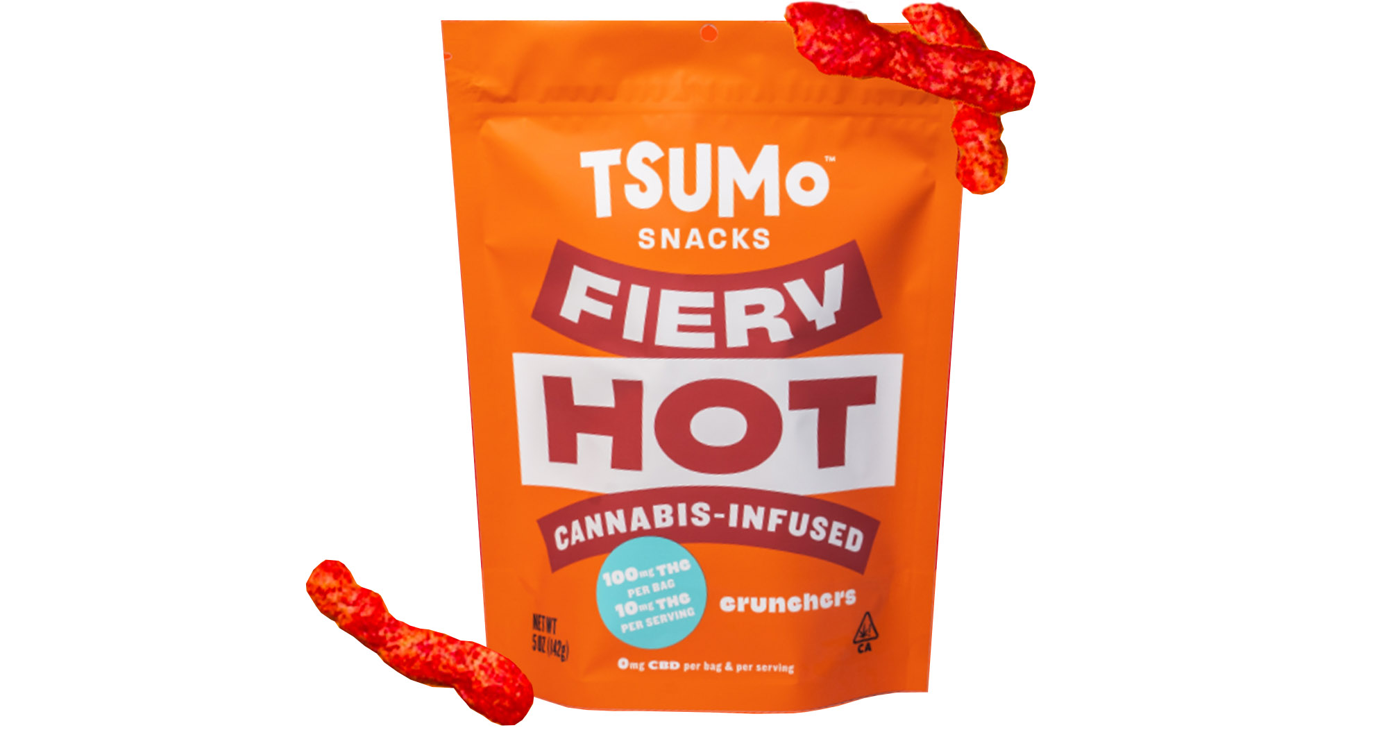 Mission Valley - Tsumo Snacks - Fiery Hot Crunchers - 100mg - San Diego ...