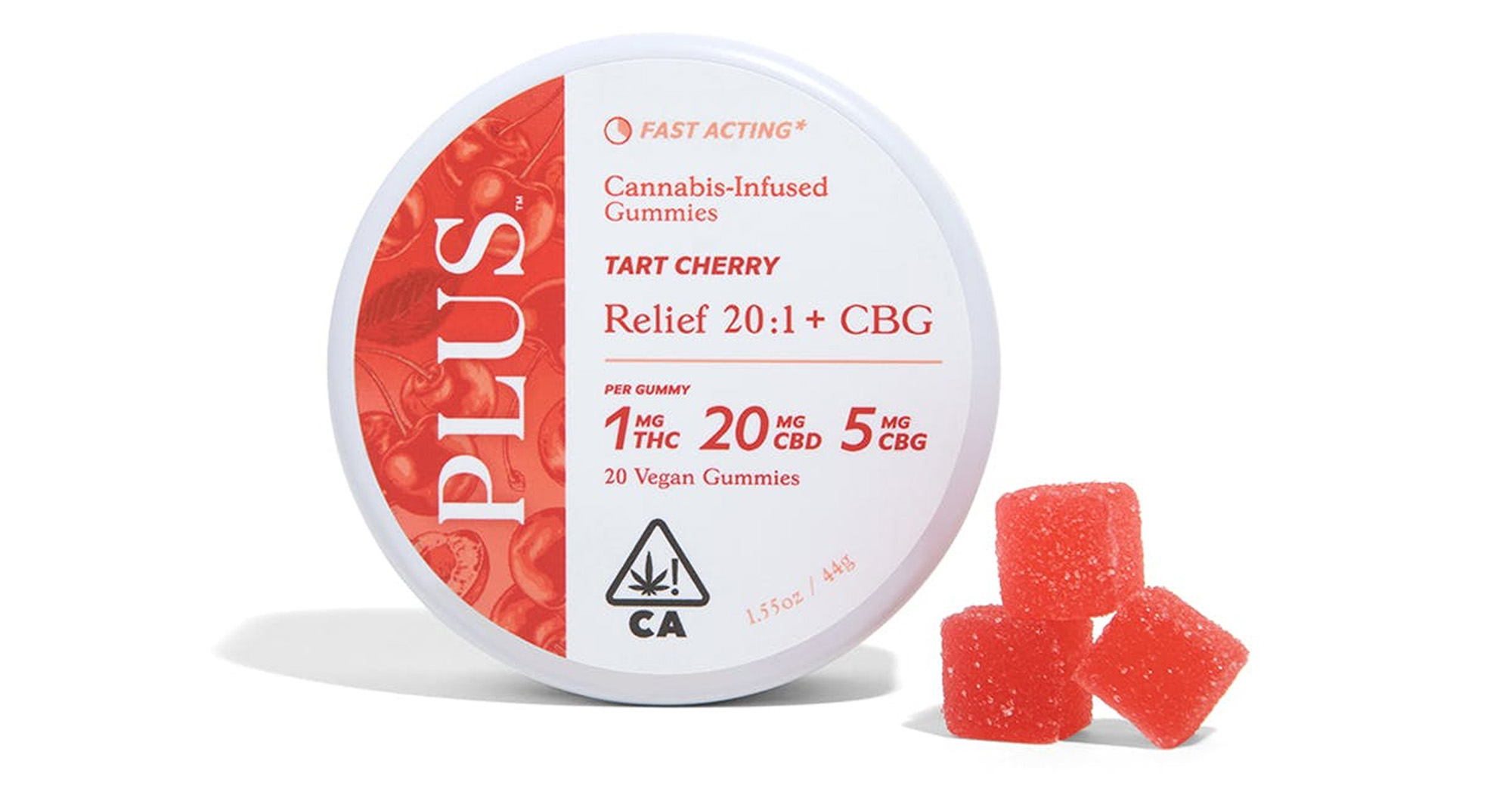 Mission Valley - Plus - Tart Cherry 20:1:5 Relief Gummies - 520mg - San ...