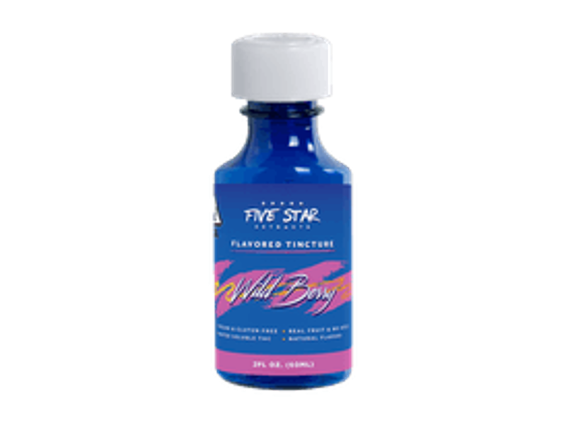 Five Star Extracts: Wild Berry Syrup Tincture 100mg 1oz | Leafly