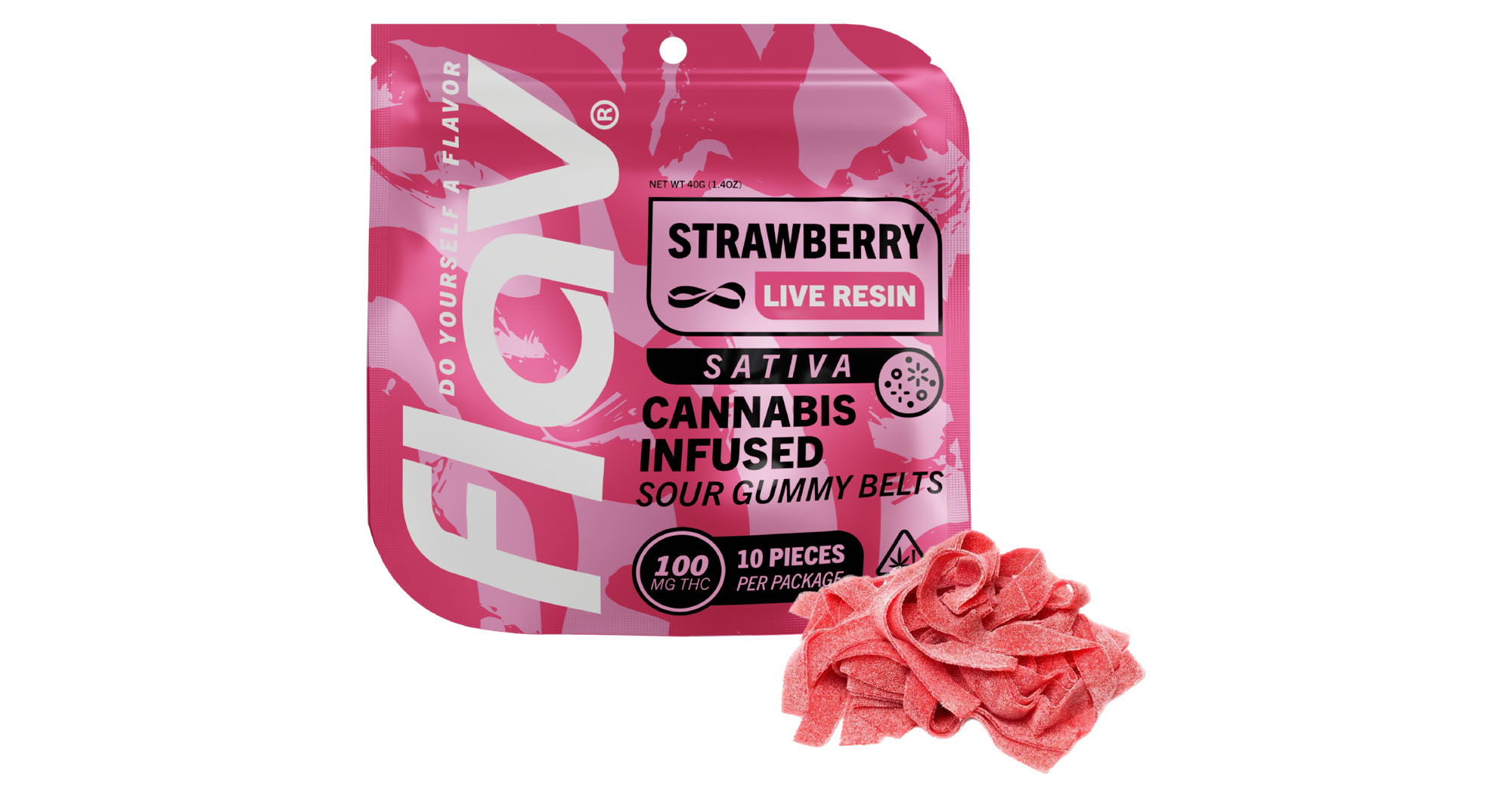 Mission Valley - Flav - Strawberry Live Resin Belts - 100mg - San Diego ...