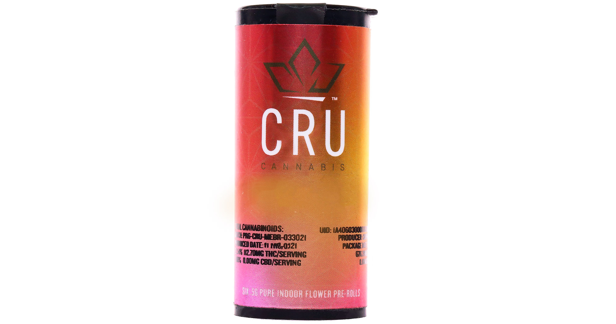 Mission Valley - CRU - Snowcap Pre-Rolls - 6ct - San Diego, Vista ...