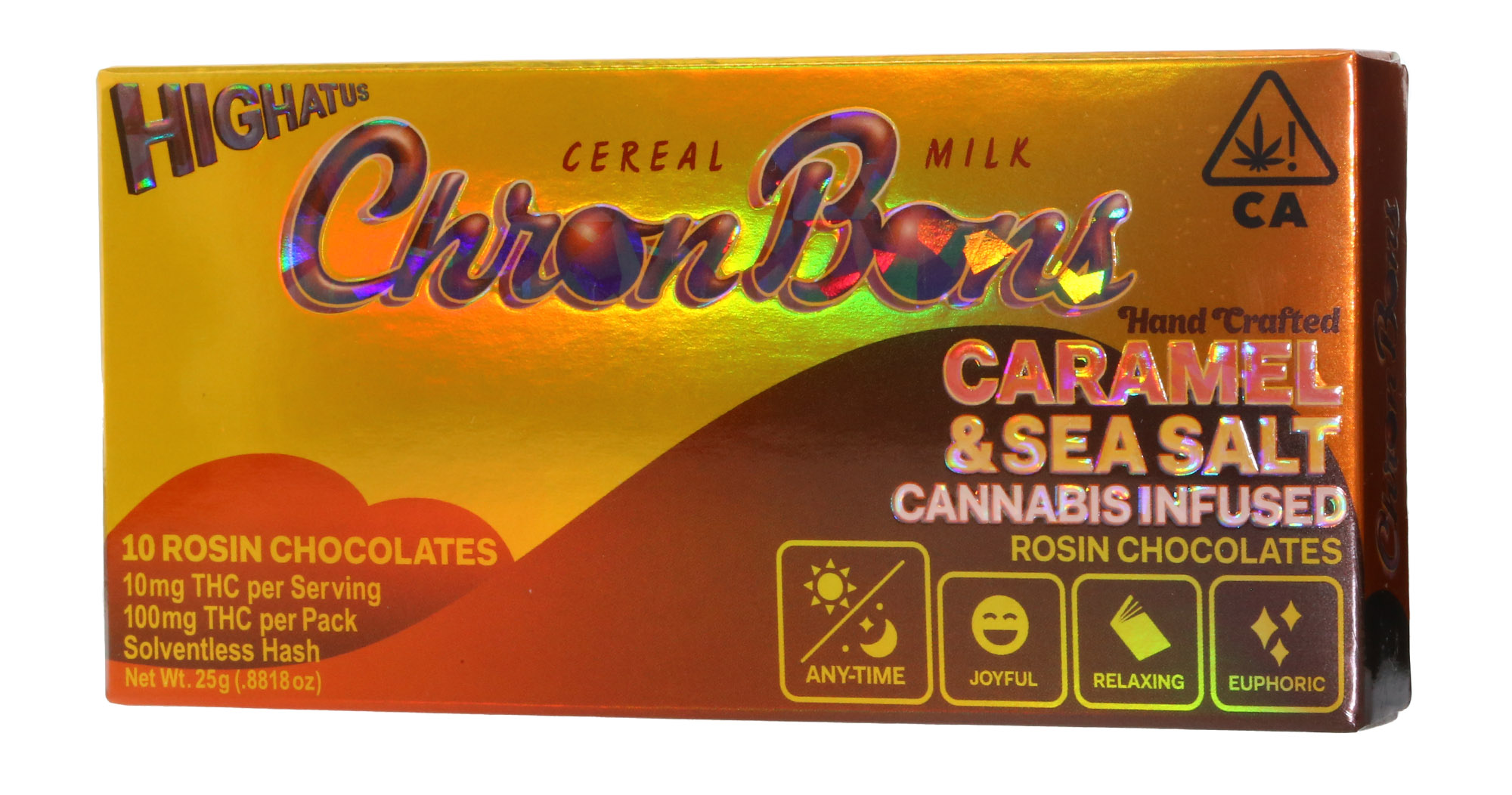 Highatus - Caramel & Sea Salt ChronBons Rosin Chocolate - 100mg - San ...