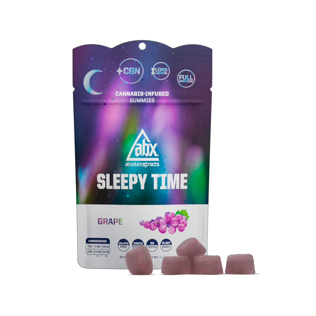 Vista - ABX - Grape 2:1 THC:CBN Sleepy Time Solventless Gummies - 150mg ...