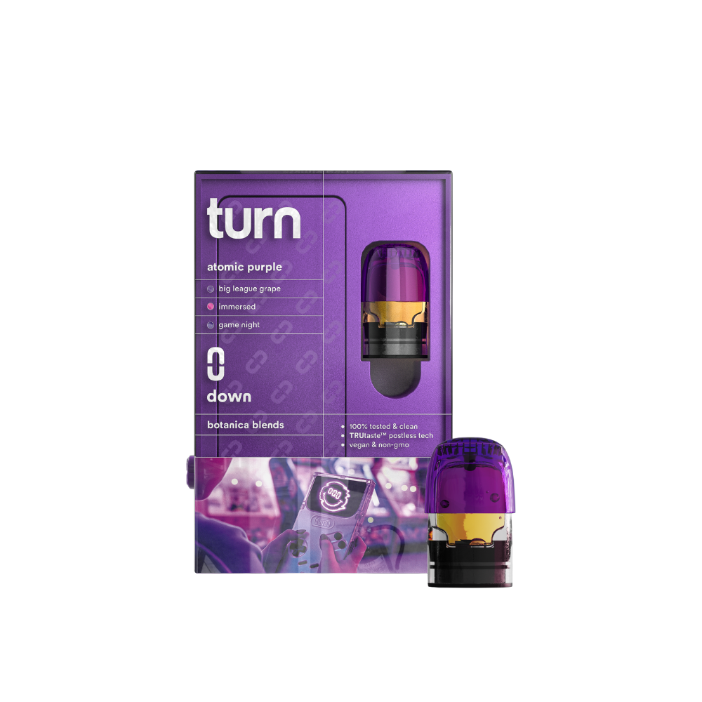 turn Atomic Purple Pod Vapes Strain (indica), 1g
