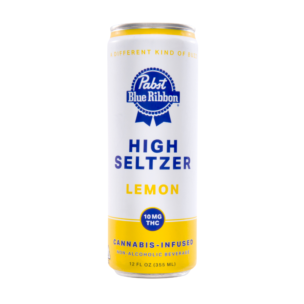 Pabst Lemon High Seltzer Edibles Strain (hybrid), 10mg