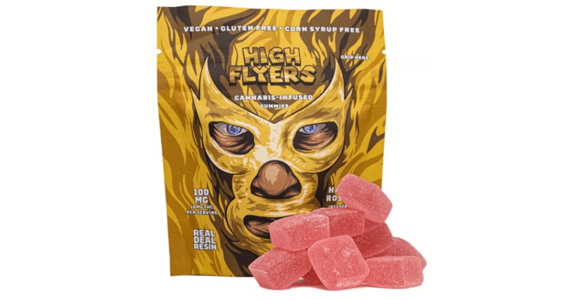 Mission Valley - High Flyers - Watermelon Mint Hash Rosin Gummies ...