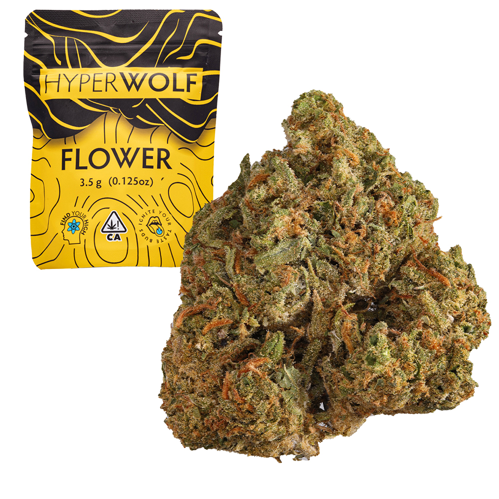 Hyperwolf Gelato #42 Flower Strain (indica), 3.5g