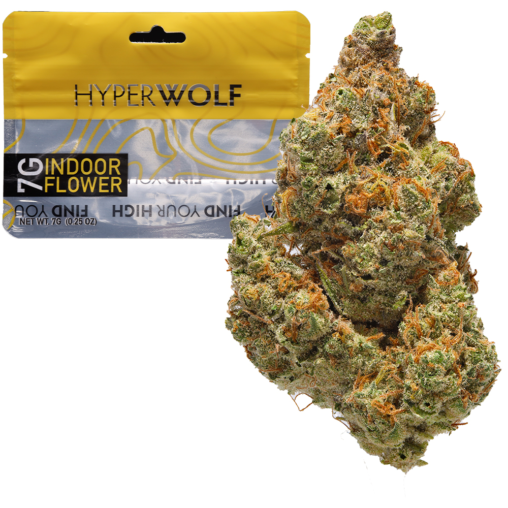 Hyperwolf Trainwreck x UK Cheese 1/4 OZ Flower Strain (sativa), 7g