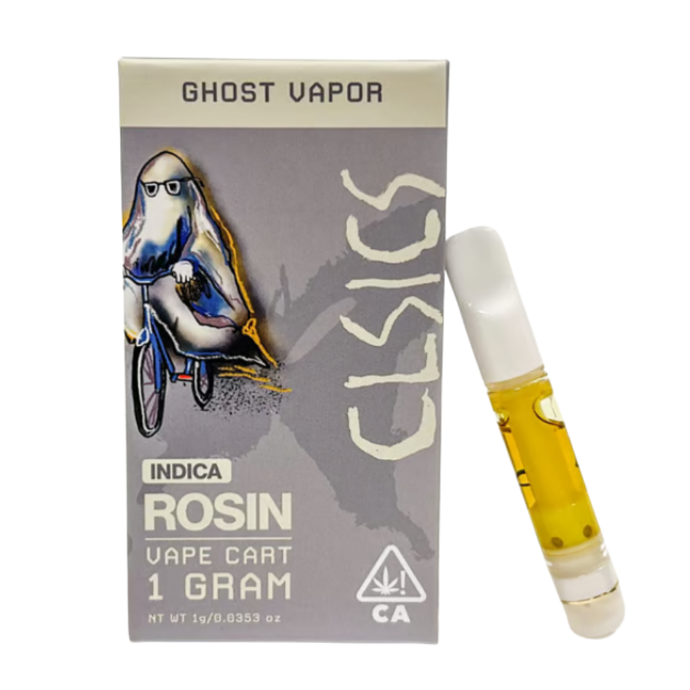 CLSICS Ghost Vapor Live Rosin Cart Vapes Strain (indica), 1g