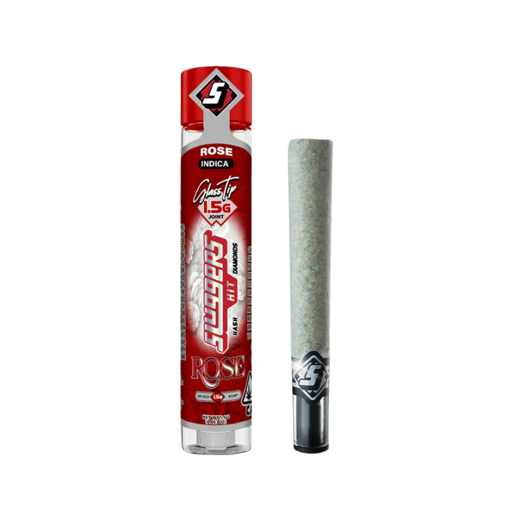 Sluggers Hit Rose 1.5g Infused Pre-Roll Single Infused Pre-Roll Strain ...