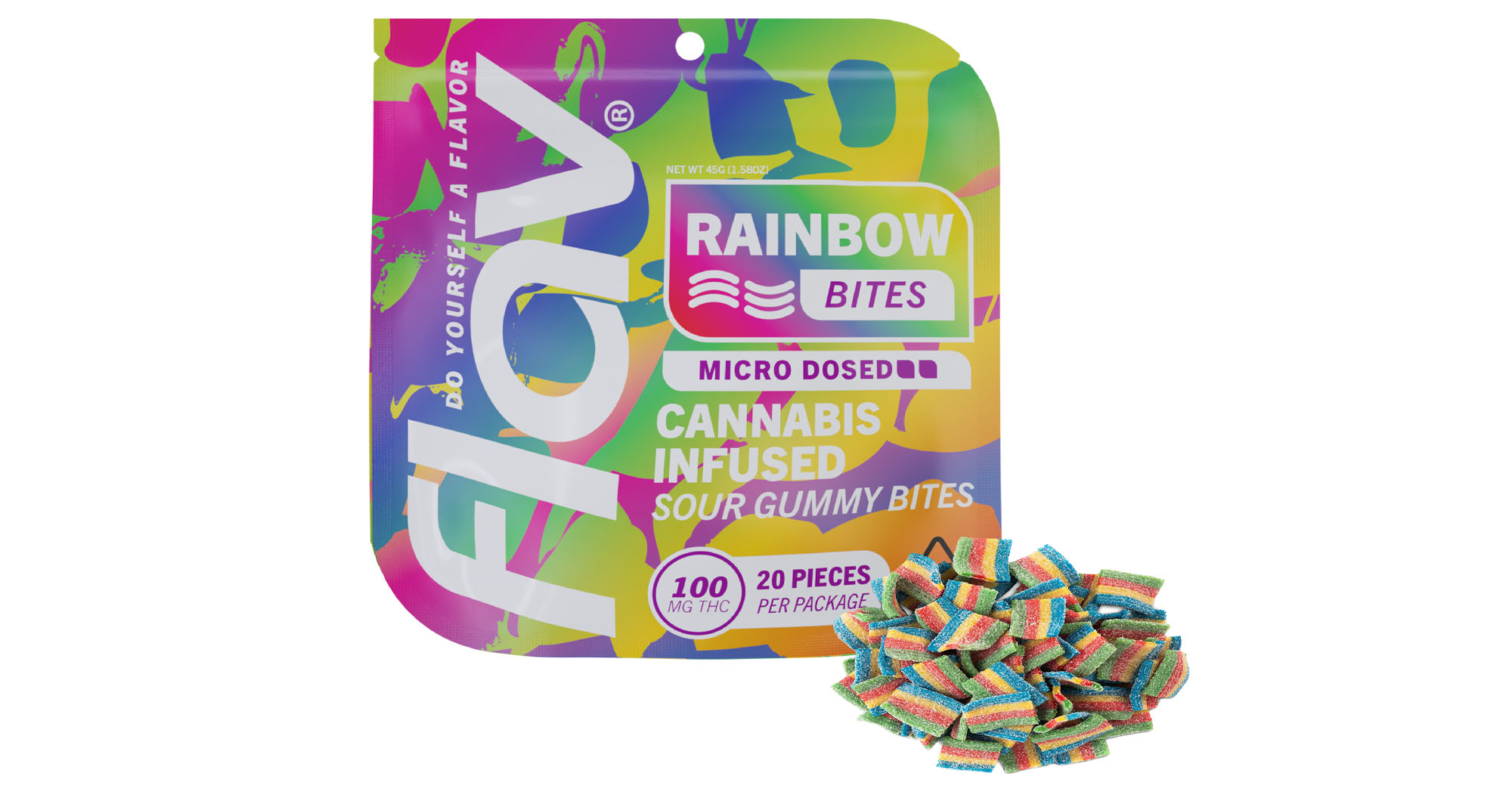 Mission Valley - Flav - Rainbow THC Bites - 100mg - San Diego, Vista ...