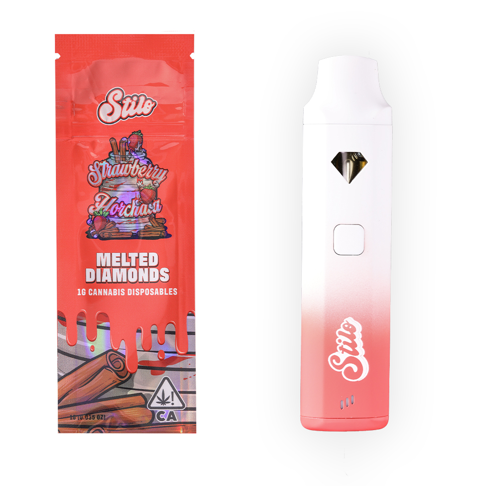 Stilo Strawberry Horchata Melted Diamonds All-In-One Vapes Strain ...