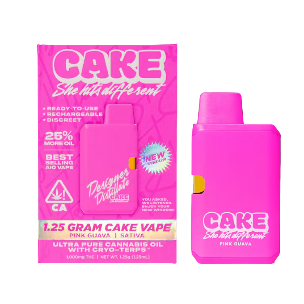 CAKE she hits different Pink Acai Kush All-In-One Vapes Strain (sativa ...