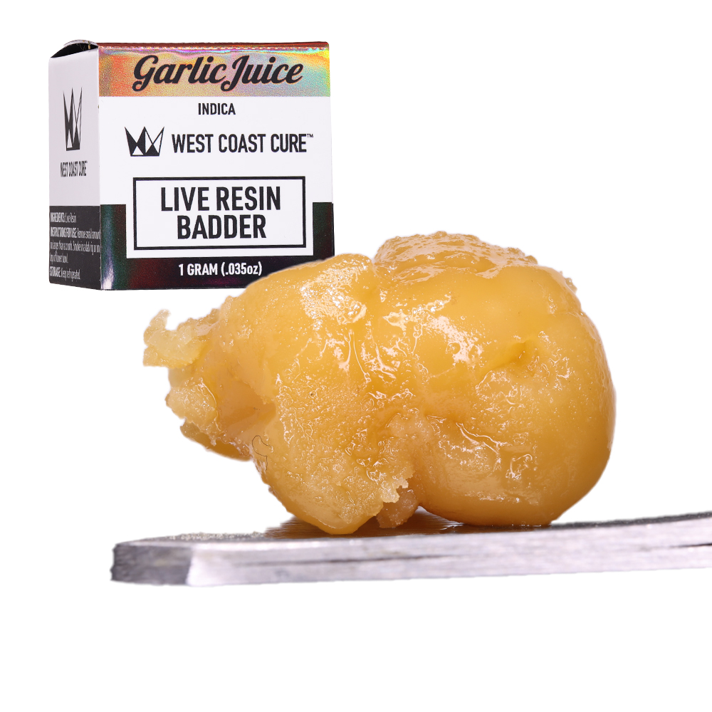 West Coast Cure Garlic Juice Live Resin Badder Concentrates Strain ...