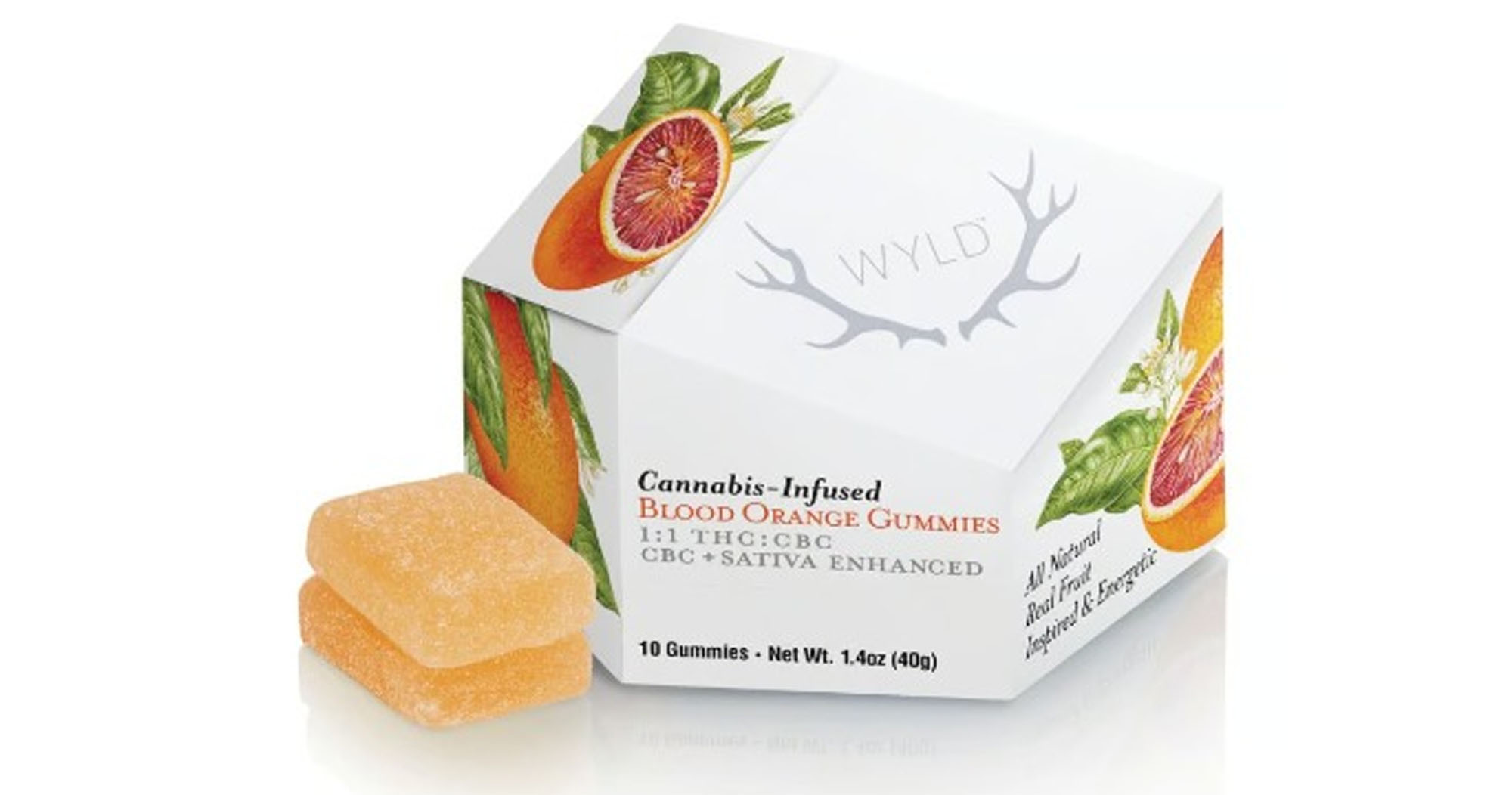 Mission Valley - Wyld - Blood Orange 1:1 THC:CBC Gummies - 200mg - San ...