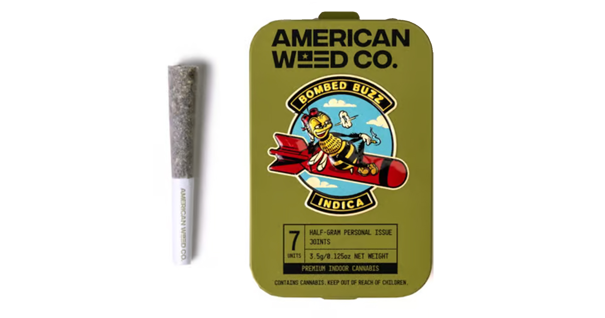 Mission Valley - American Weed Company - Bombed Buzz Indica Pre-Rolls ...