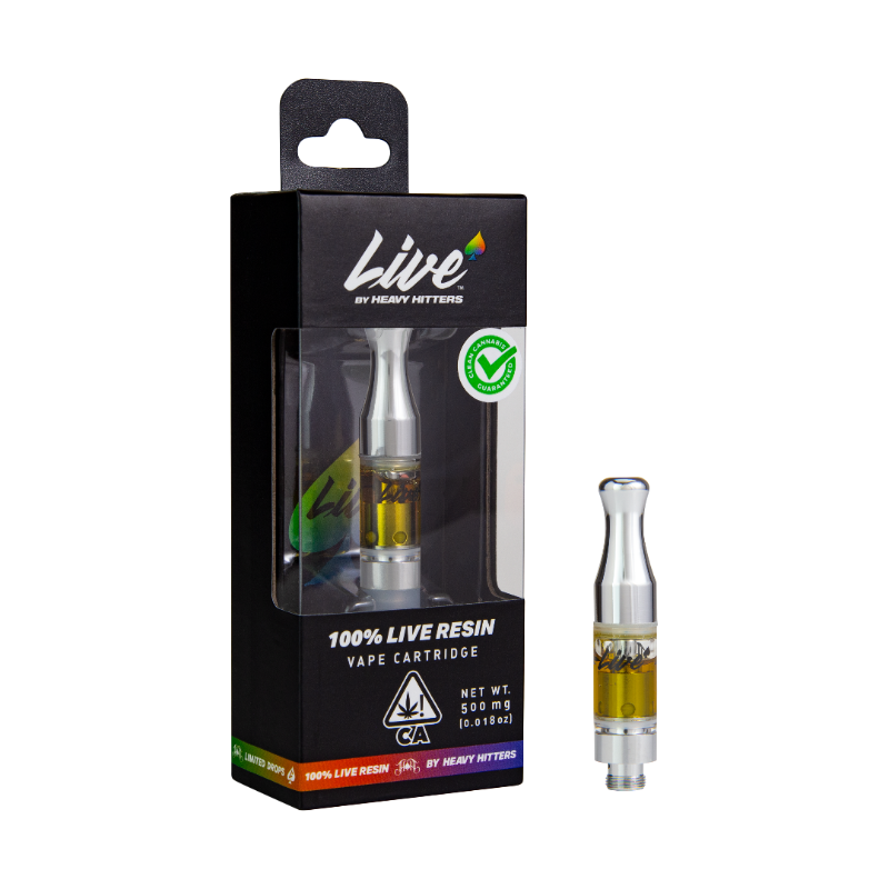 Heavy Hitters: Diesel Cookies Live Resin Cartridge 0.5g (Hybrid) | Leafly