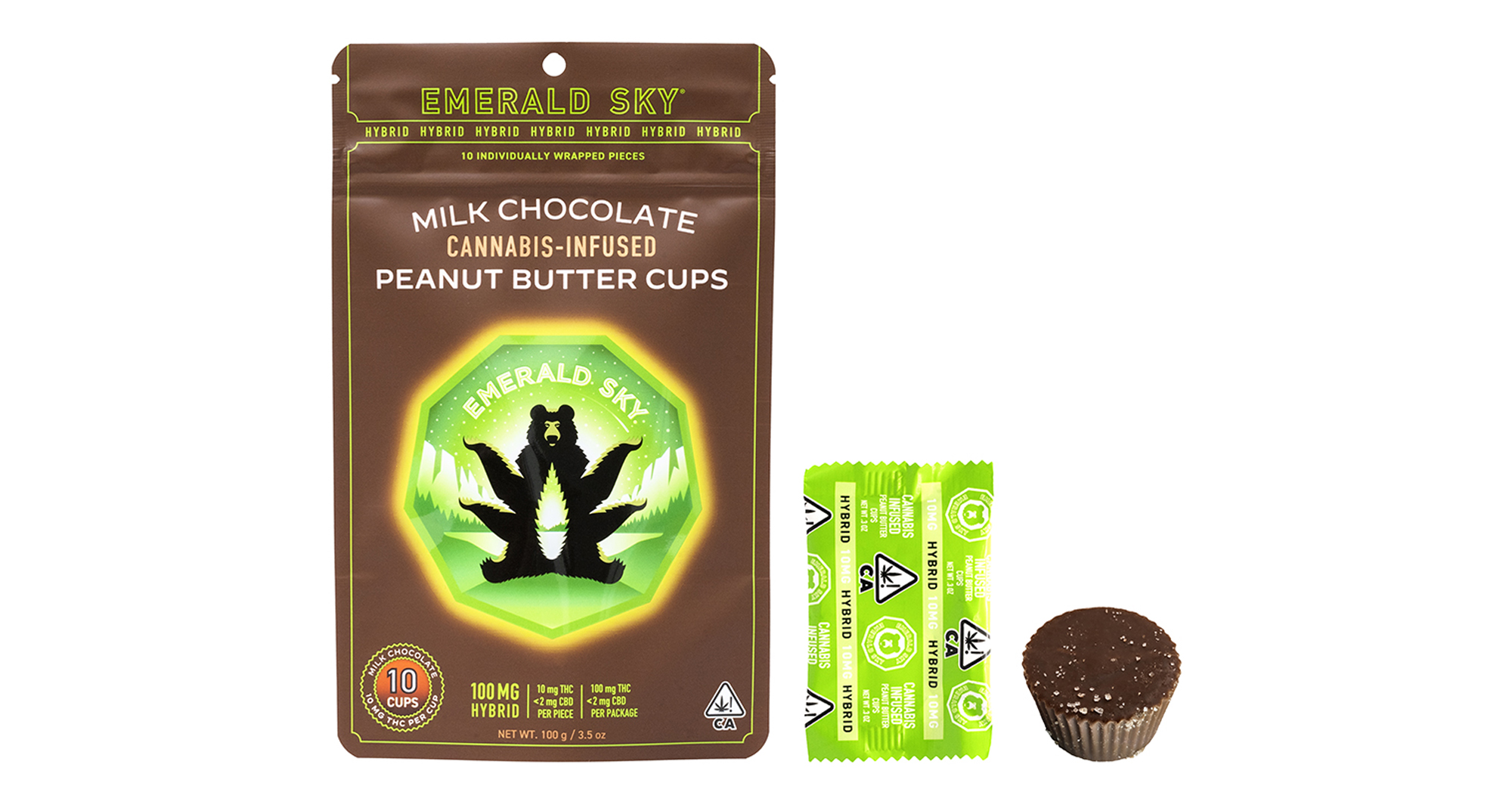 Imperial Valley - Emerald Sky - Hybrid 10mg Milk Chocolate Peanut ...