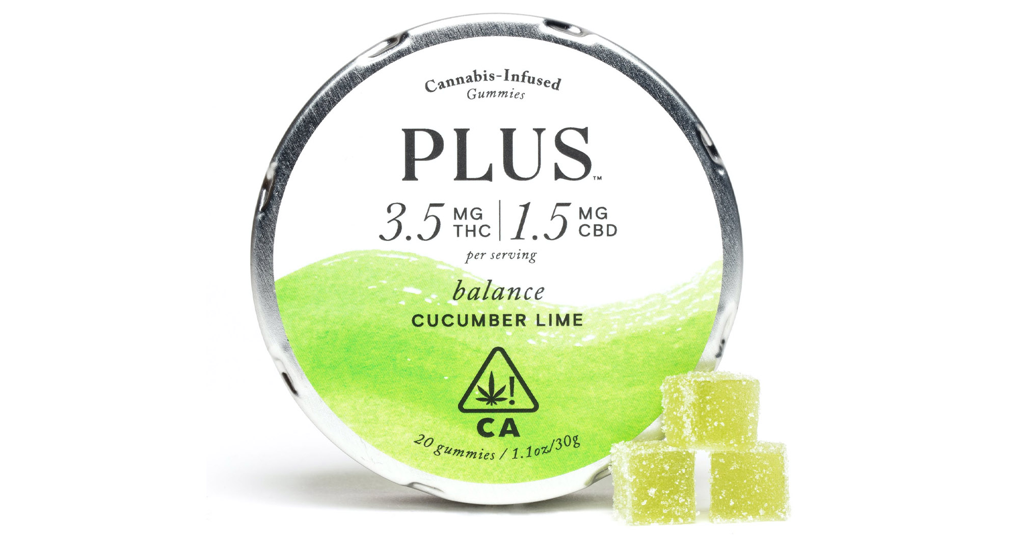 Mission Valley - Plus - Cucumber Lime Balance Gummies - 100mg - San ...