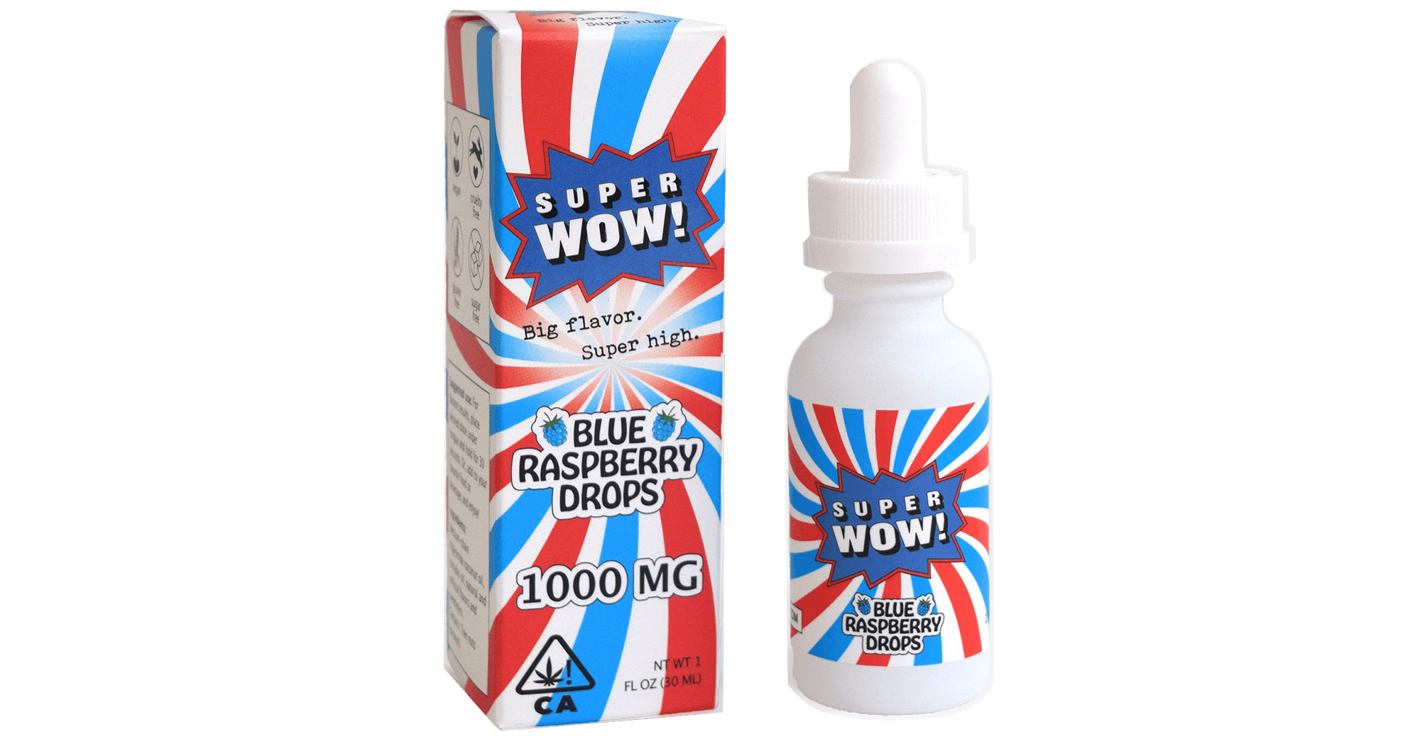 Mission Valley - SuperWow - Blue Raspberry Drops - 30ml - San Diego ...