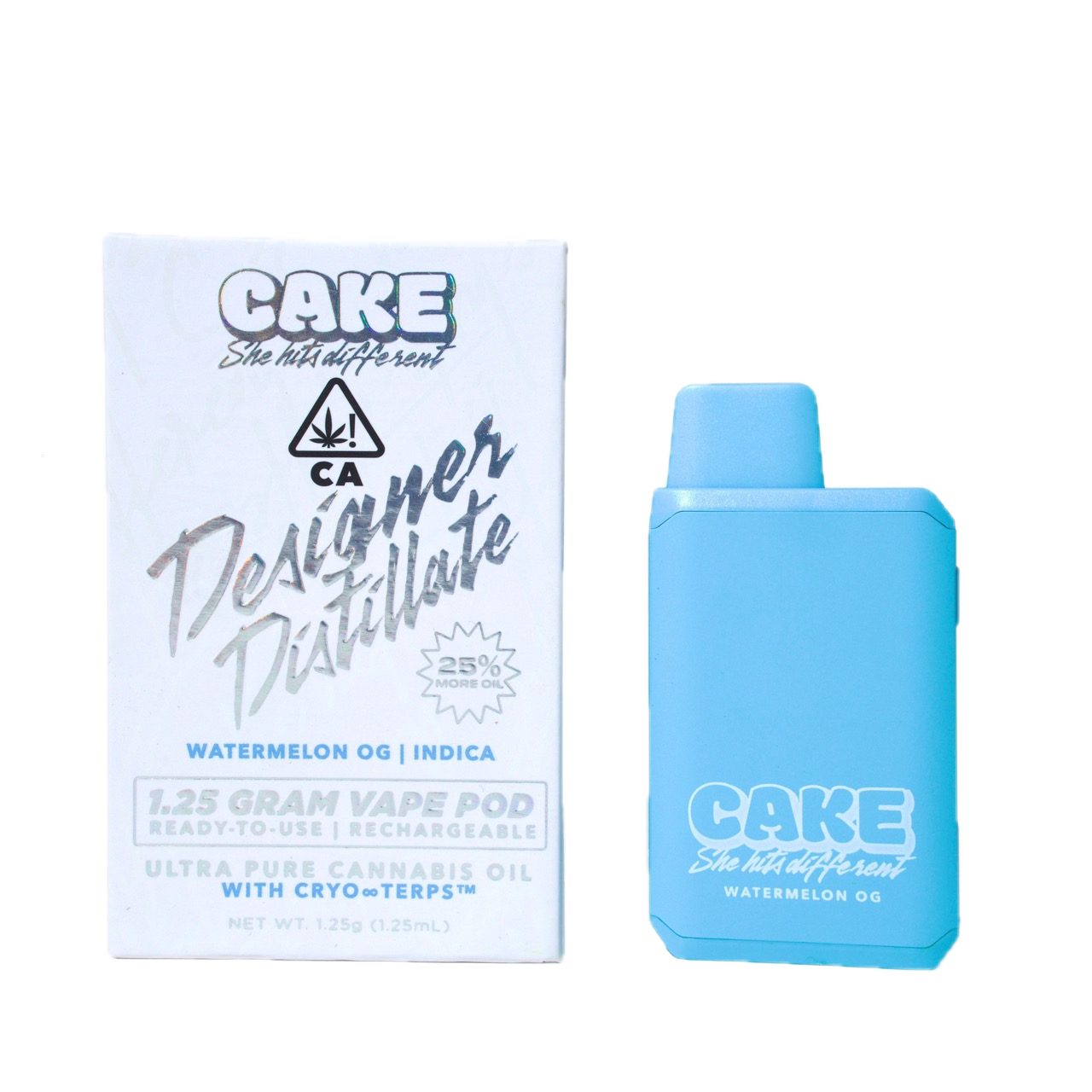 CAKE she hits different Watermelon OG All-In-One Vapes Strain (indica ...